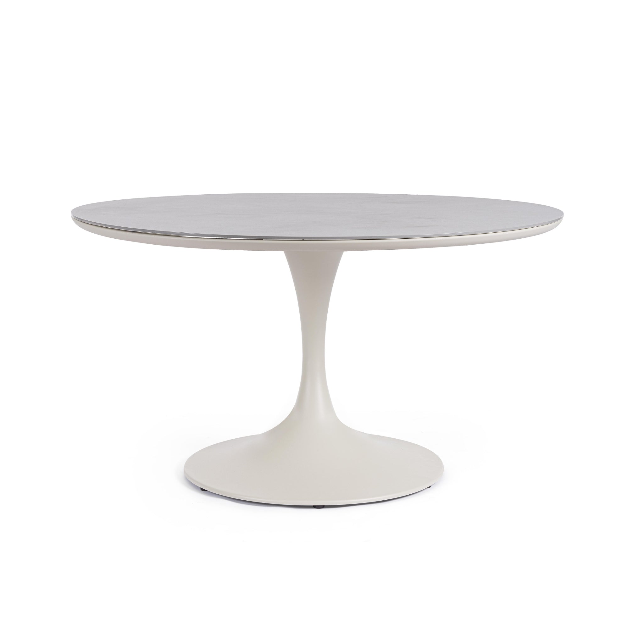 Bizzotto ARNOLD Round Stone Outdoor Dining Table | Milola – Milola.ch