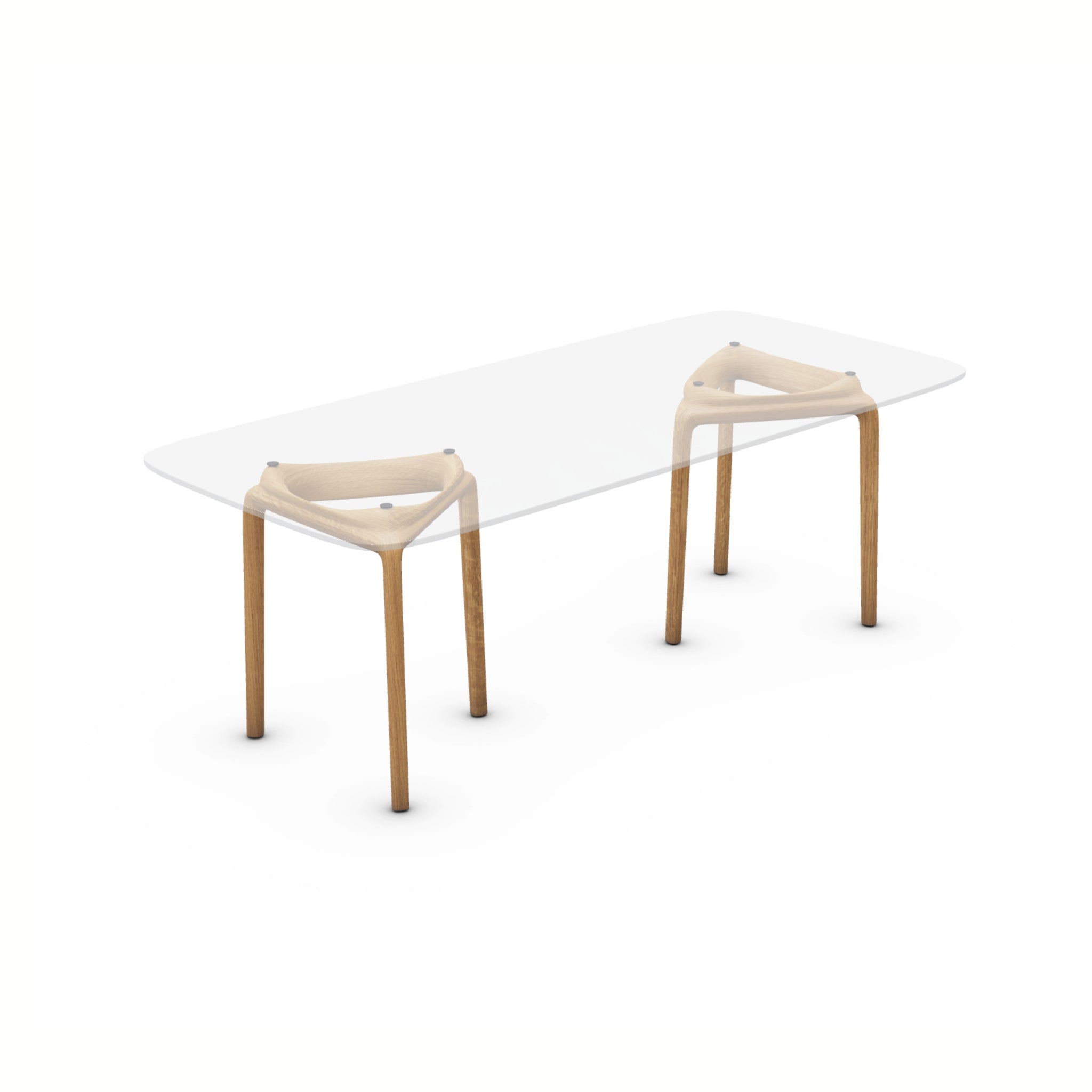 PASCAL Glass Dining Table - Artisan | Milola – Milola.ch