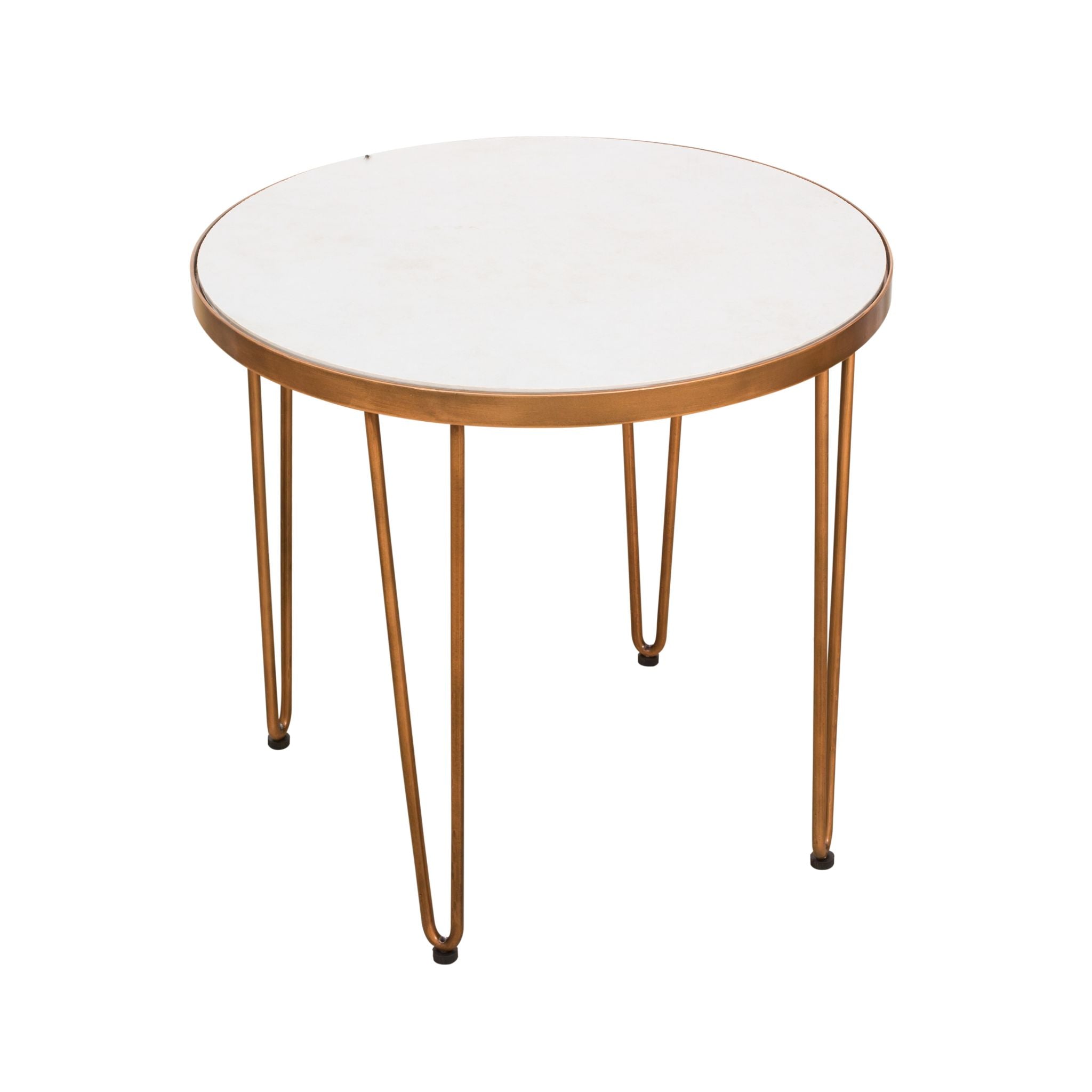TILLY Small Side Table - Copper & Ceramic | Milola – Milola.ch