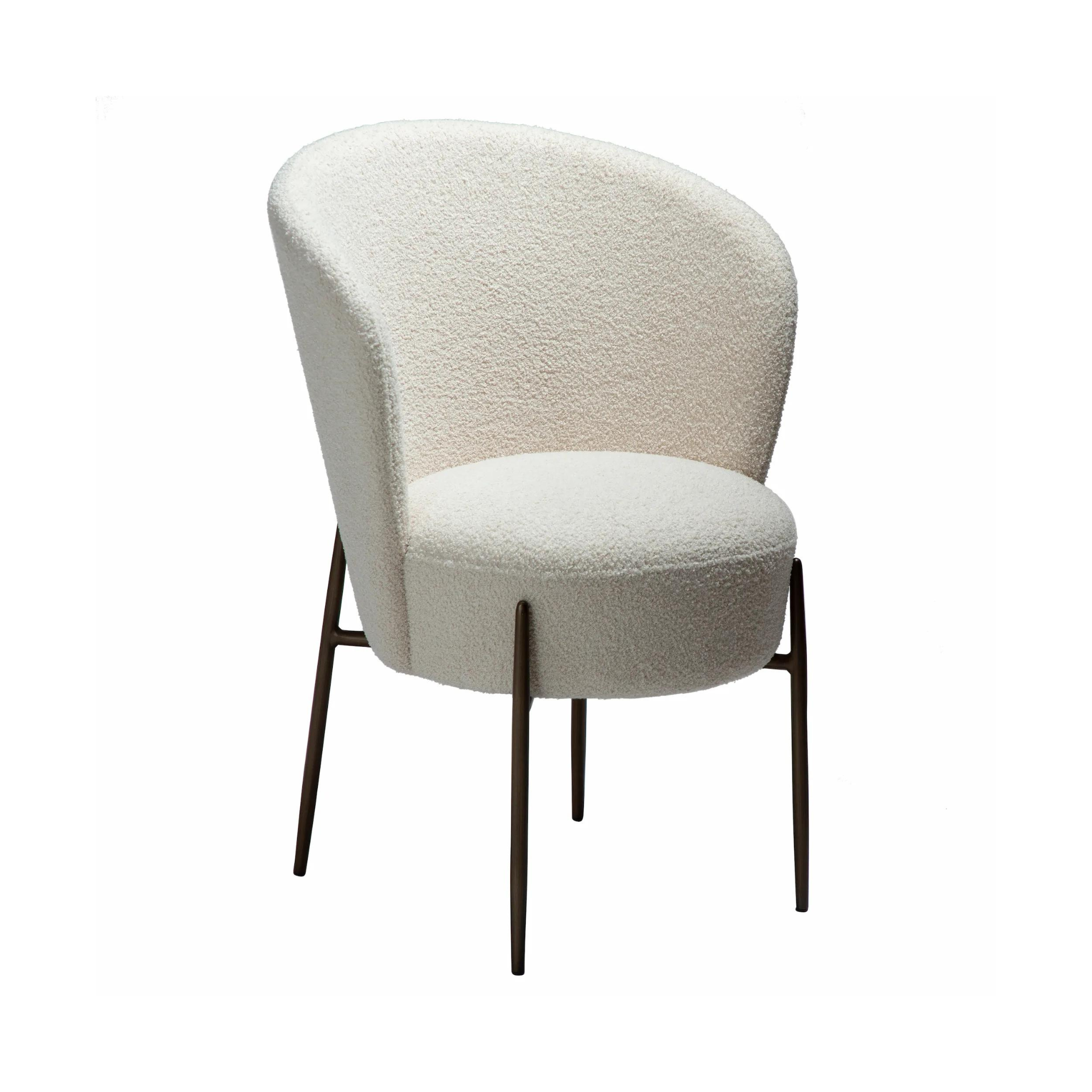 ORBIT Scandinavian Dining Chair in Fabric | Milola – Milola.ch